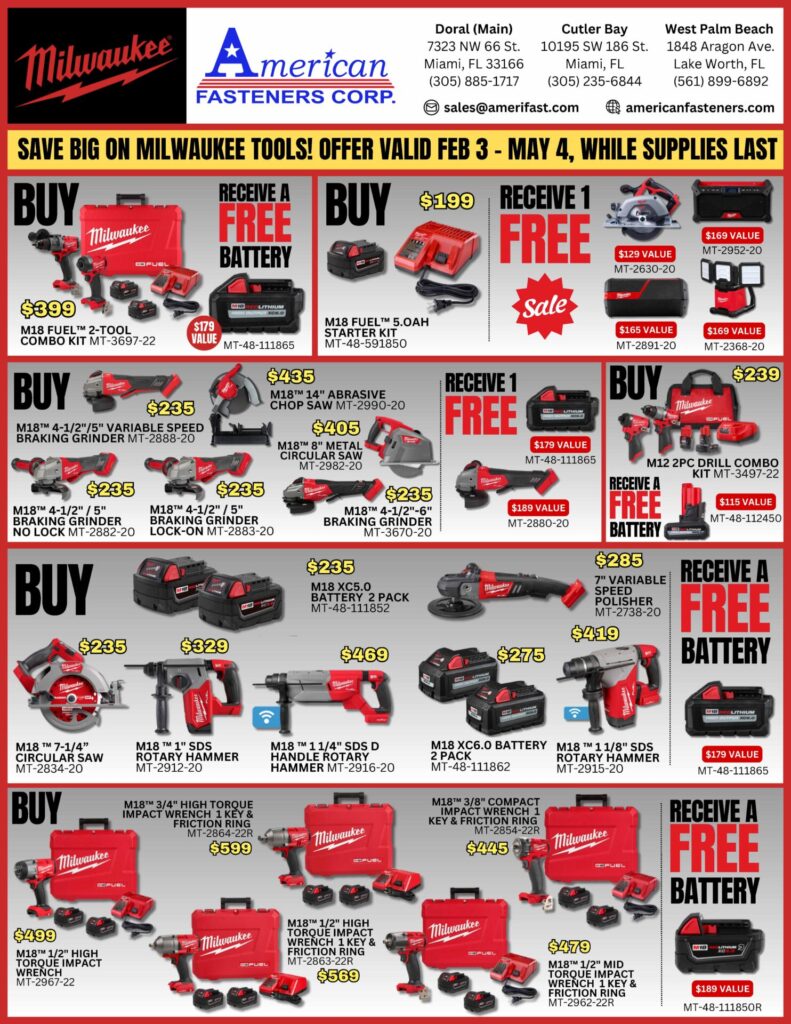 Catalog and Promotions – American Fasteners Corp